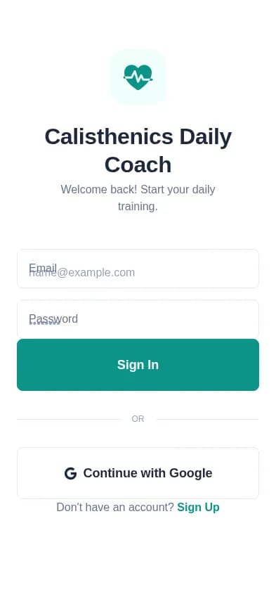 Calisthenics Daily Coach