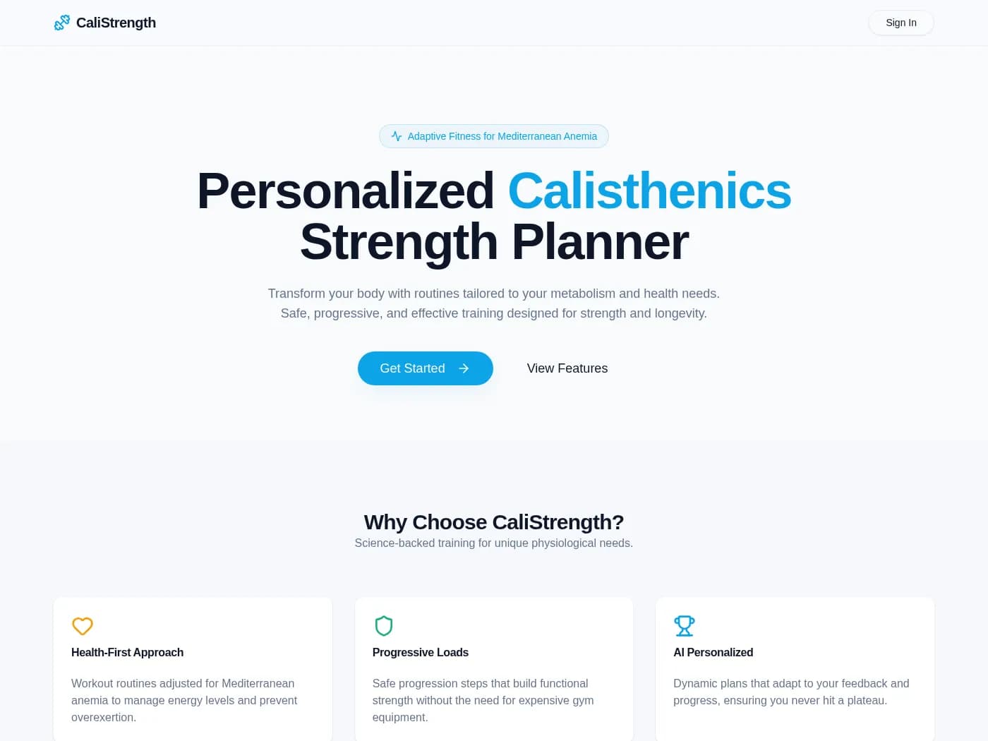 Calisthenics Strength Planner