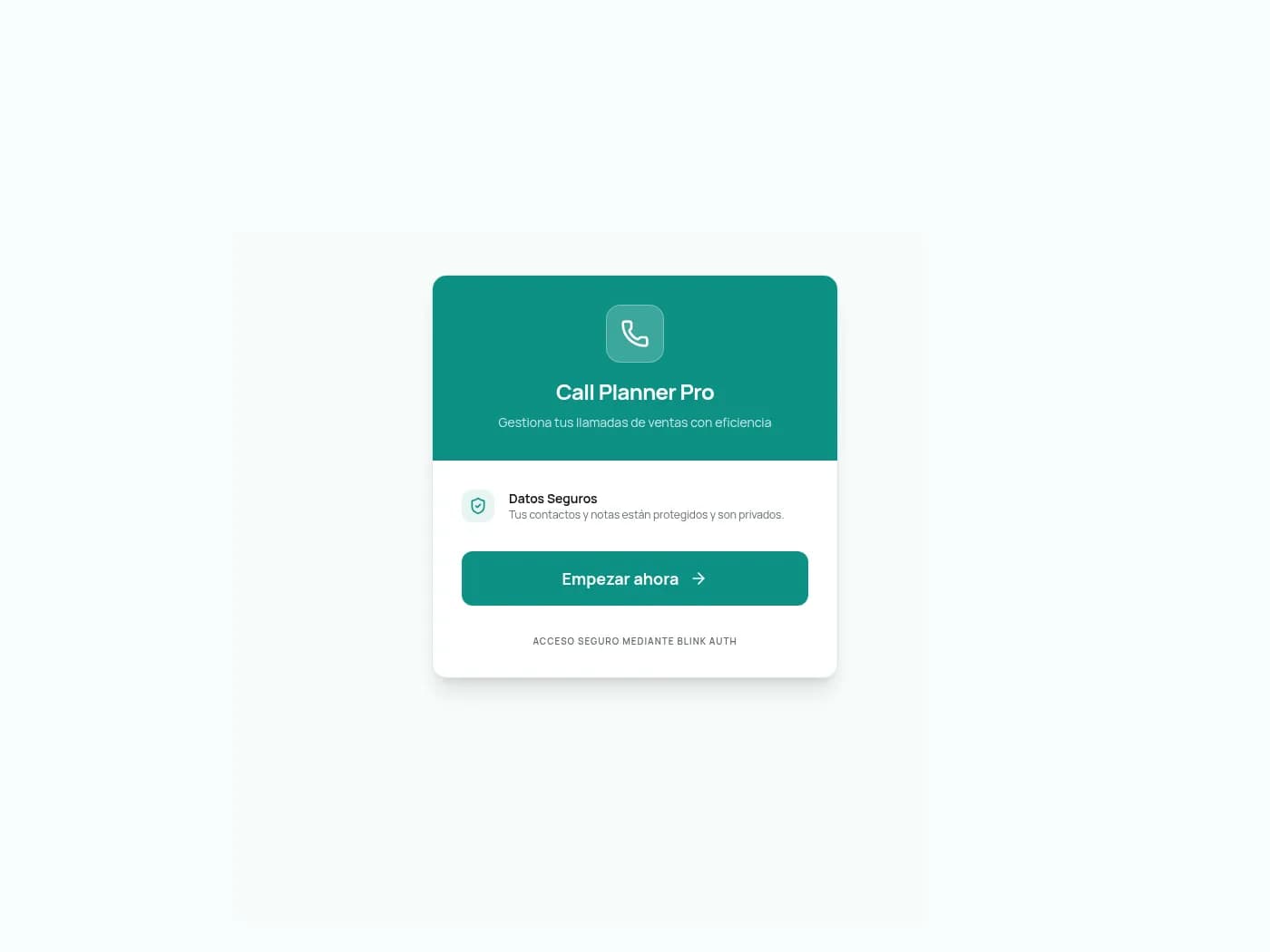 Call Planner Pro