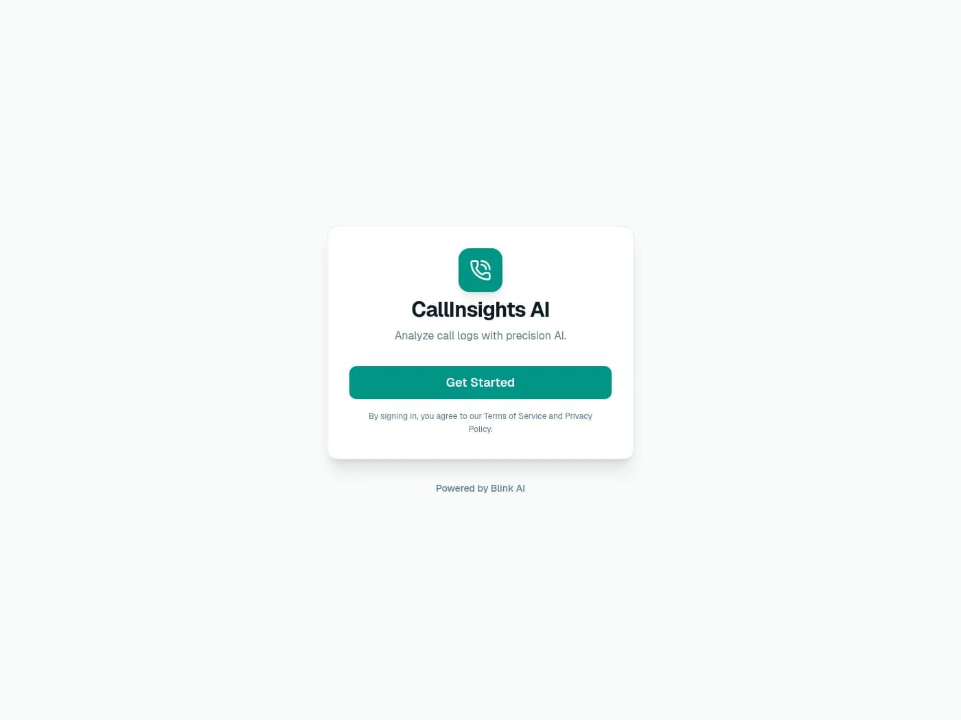 Call Insights AI