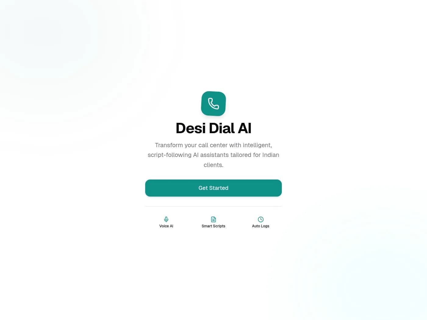 Desi Dial AI Assistant
