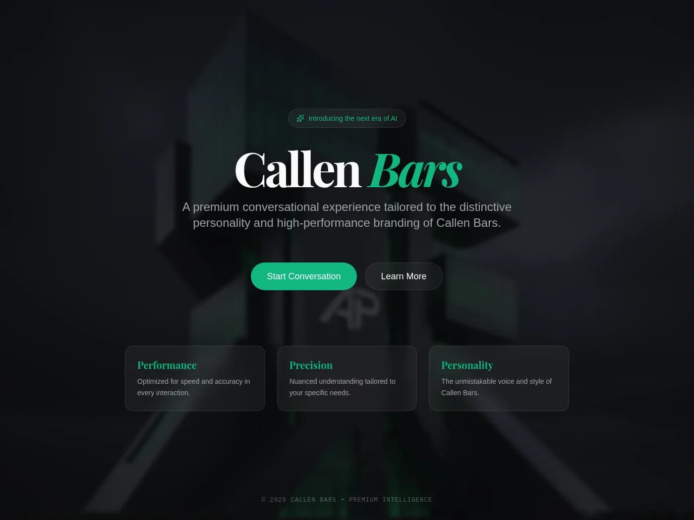 Callen Bars Chatbot