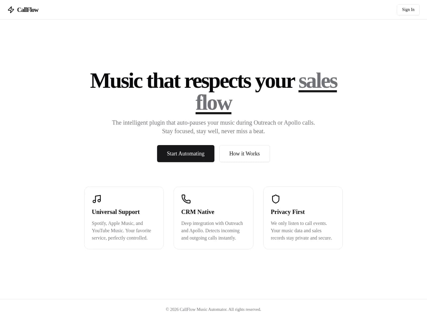 SalesFlow Music