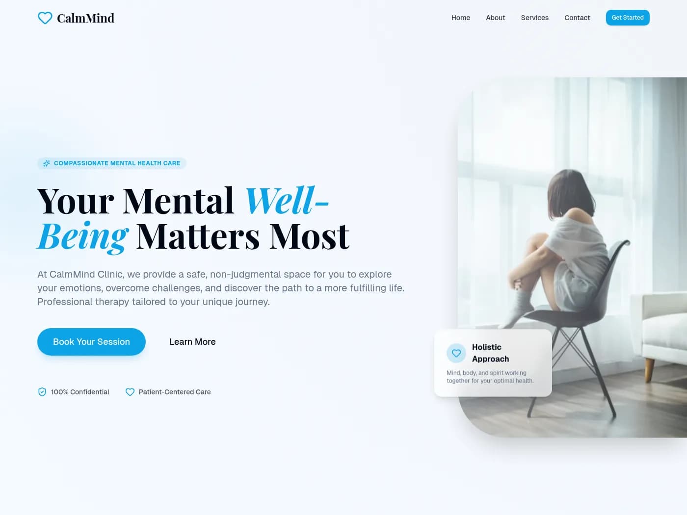 CalmMind Clinic Web