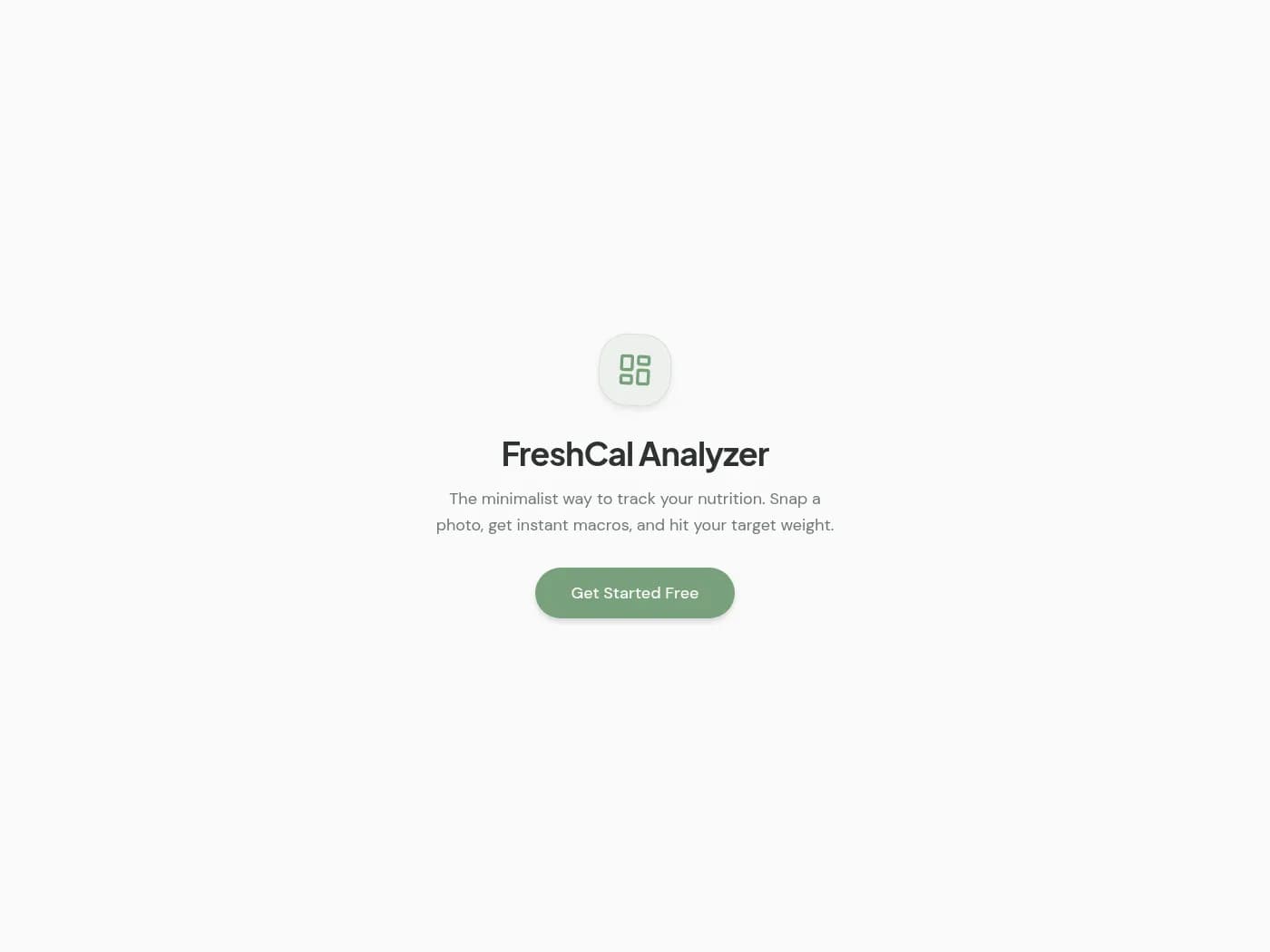 Calorie Analyzer App