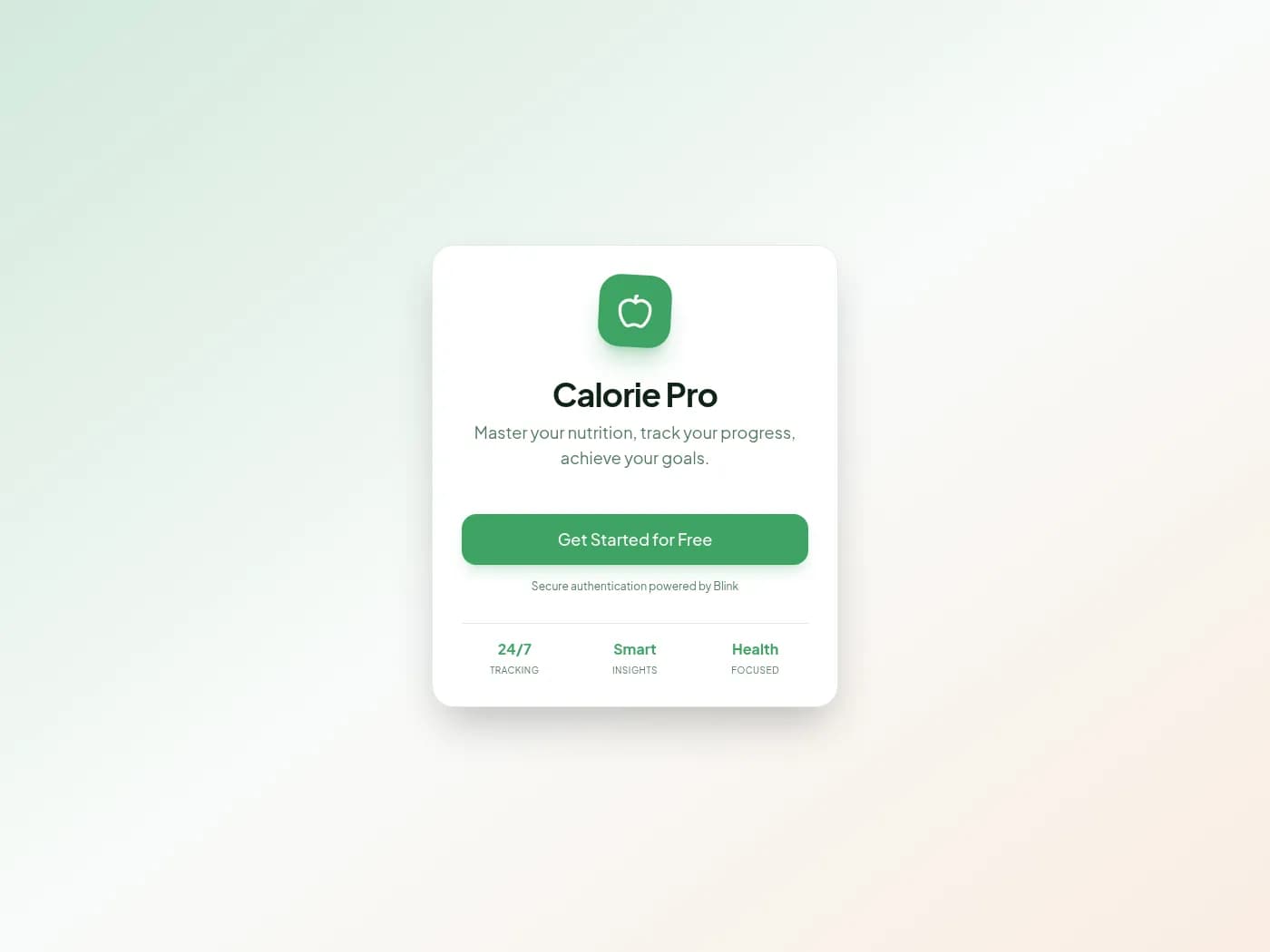 Calorie Counter Pro
