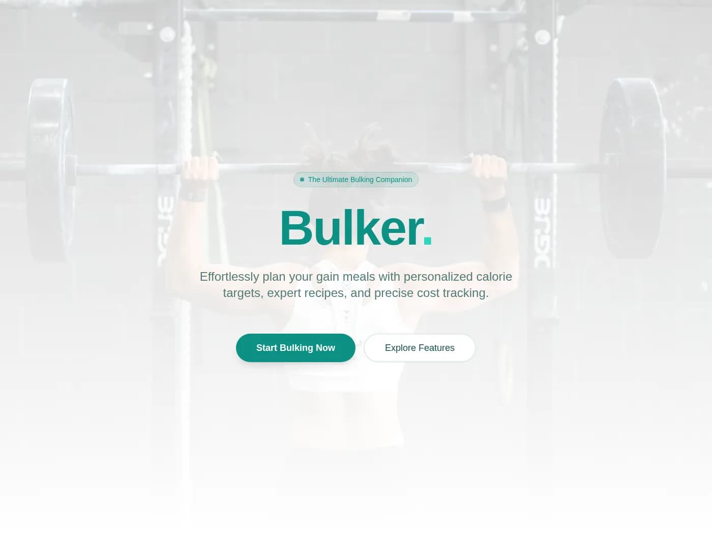 Calories & Meal Planner