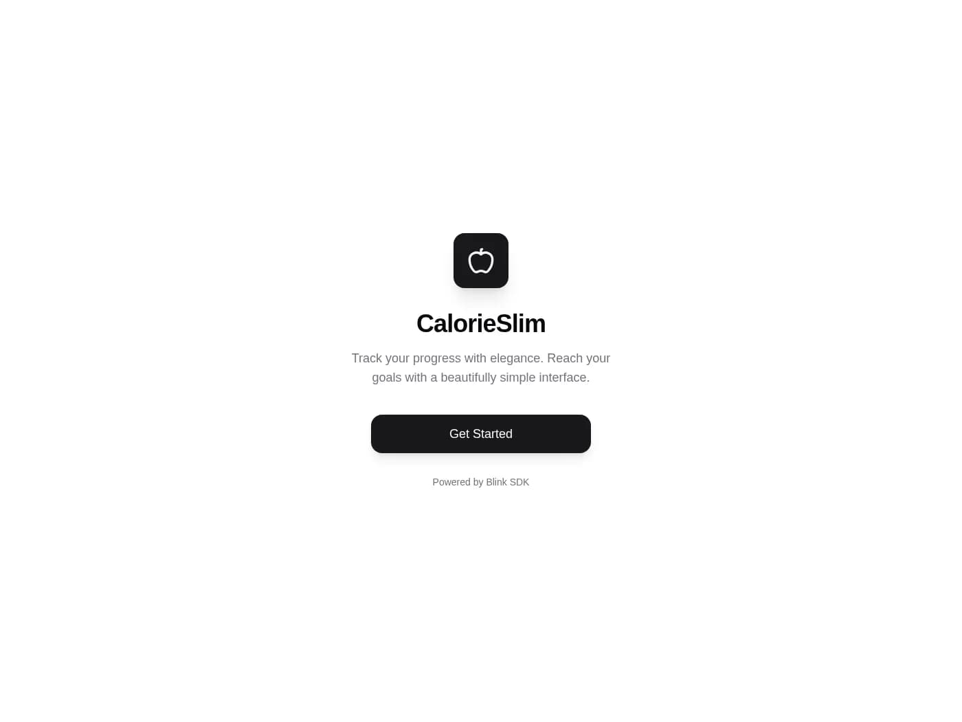 CalorieSlim Tracker