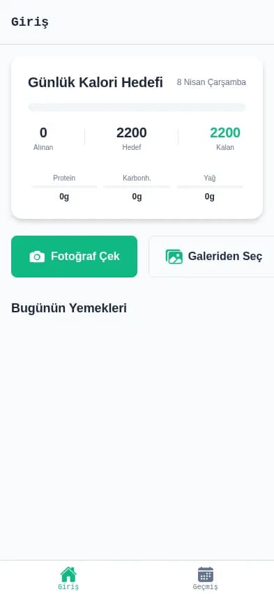 Calorie Snap App