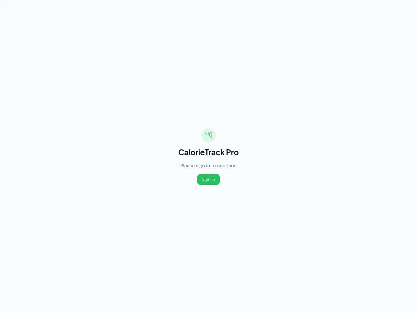 CalorieTrack Pro