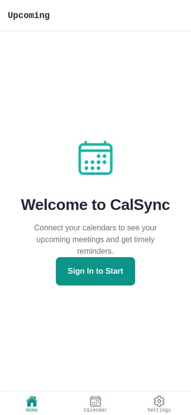 CalSync Reminder App