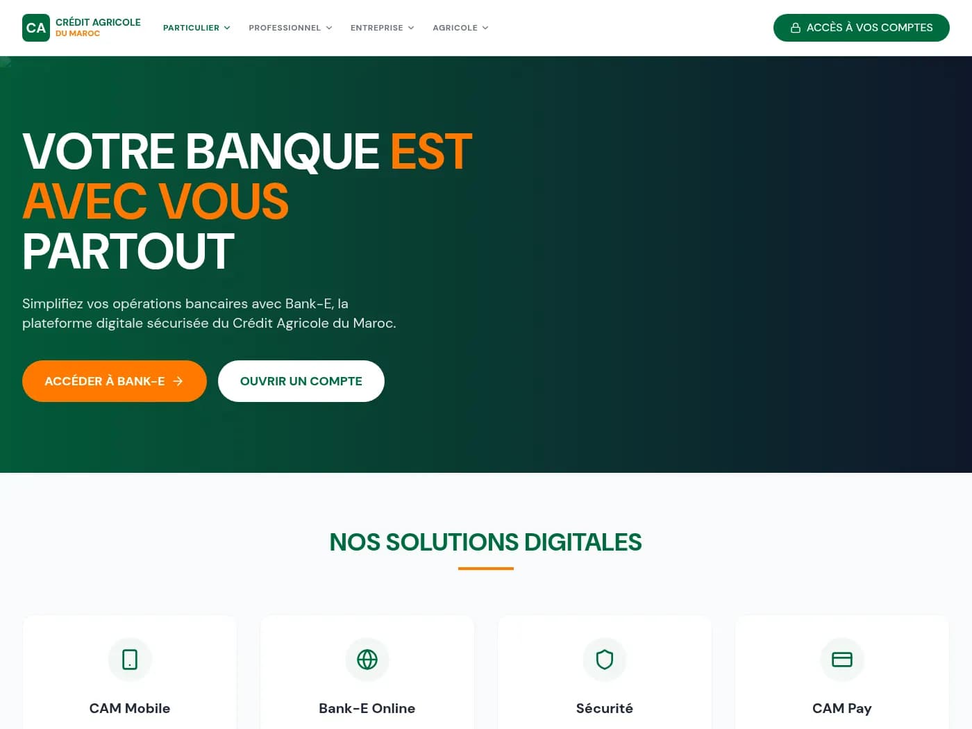 Crédit Agricole Maroc Clone