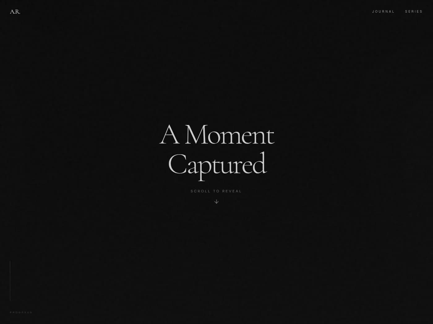Artistic Camera Reveal