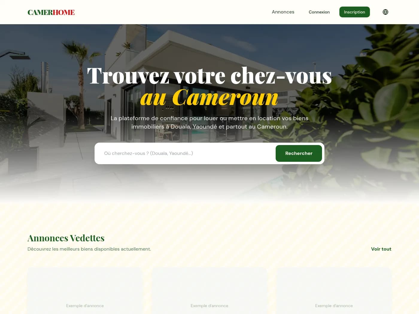 CamerHome Realty Platform
