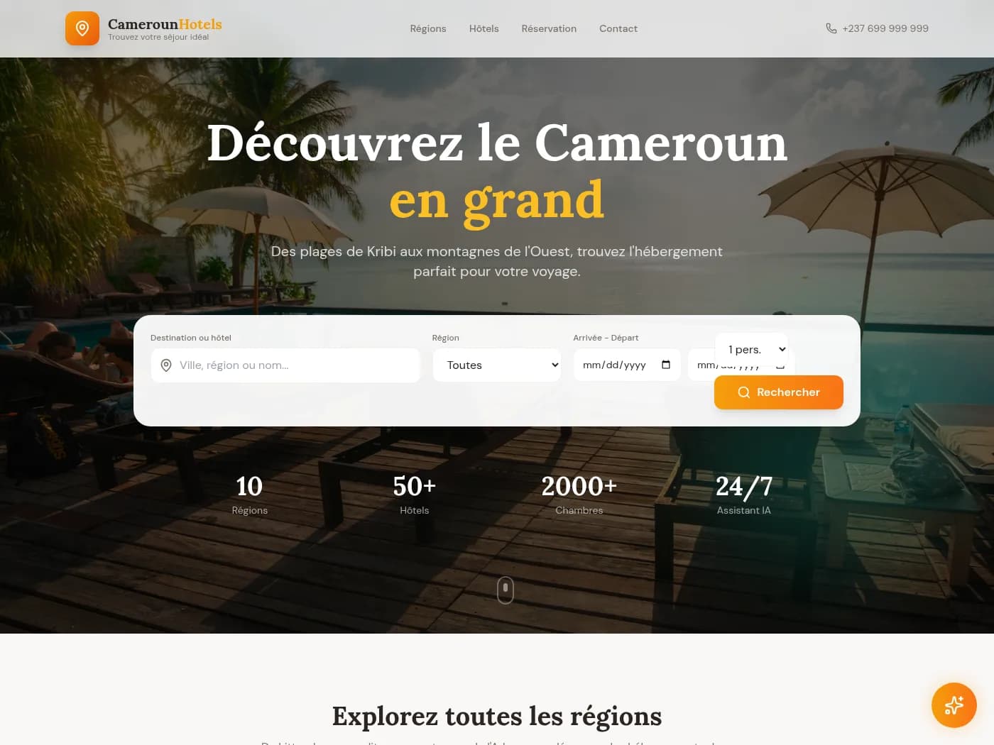 Cameroun Hotel Finder