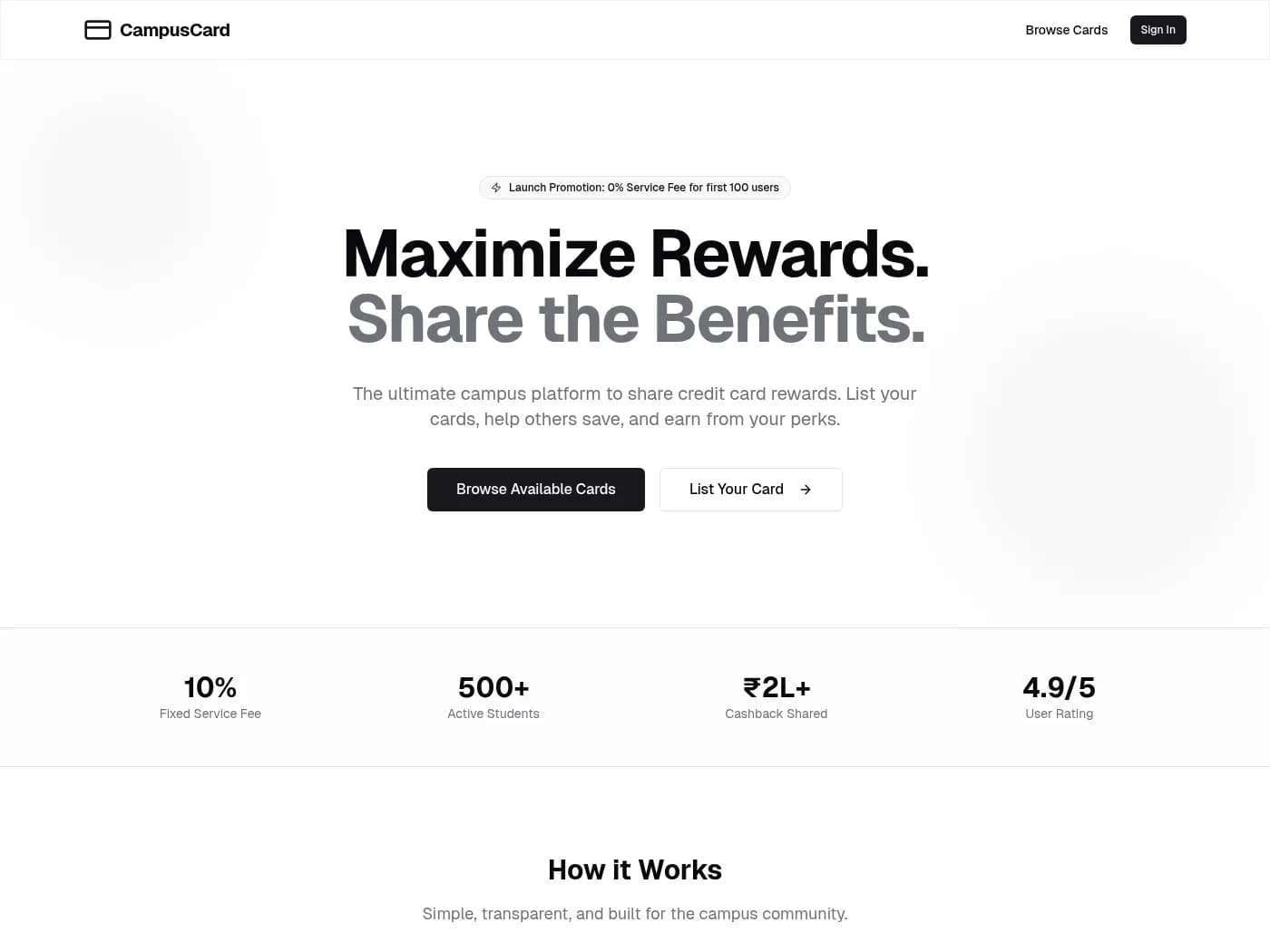 Campus Card Share