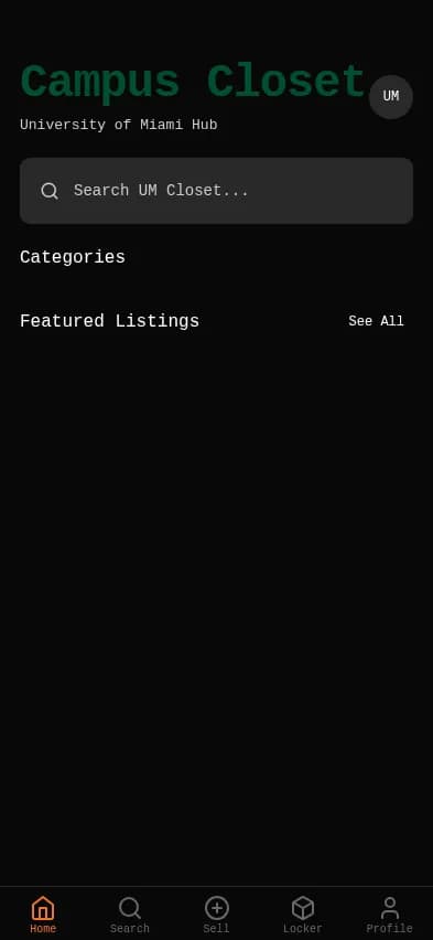 Campus Closet App
