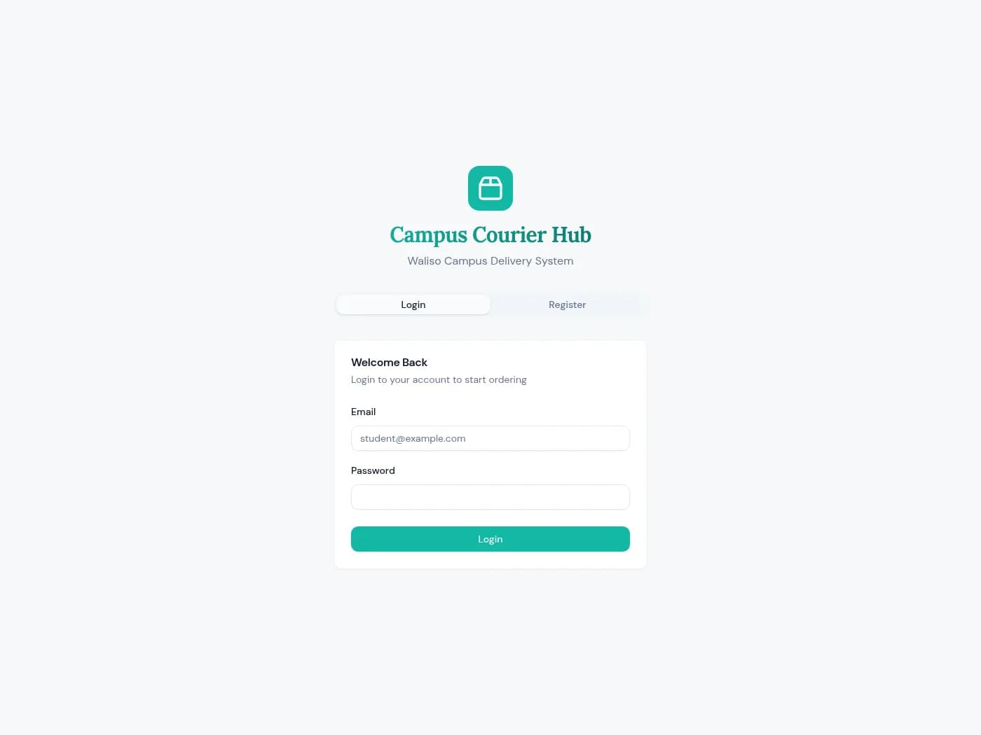 Campus Courier Hub