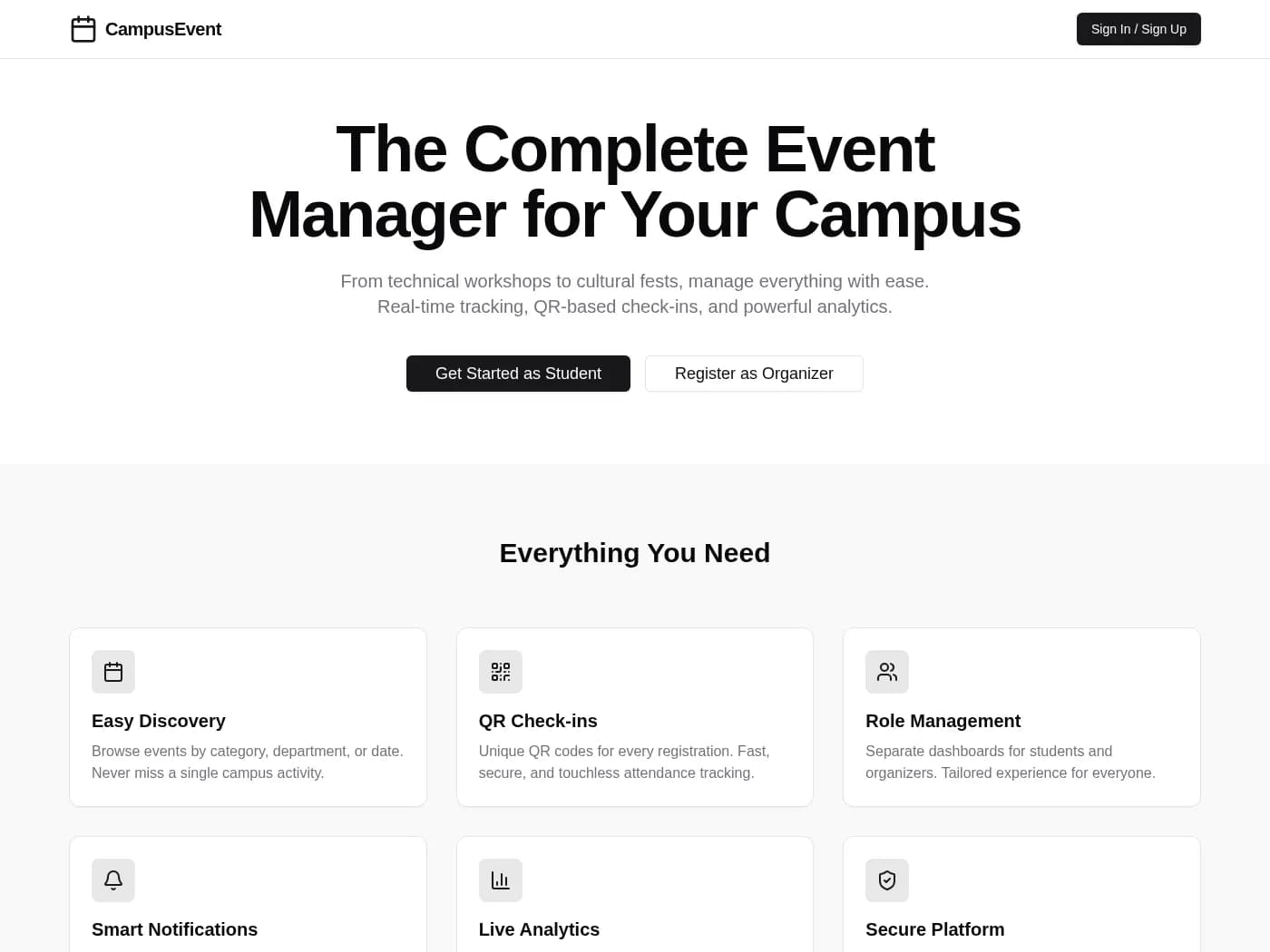 Campus Event Manager