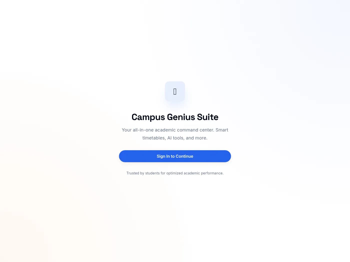 Campus Genius Suite