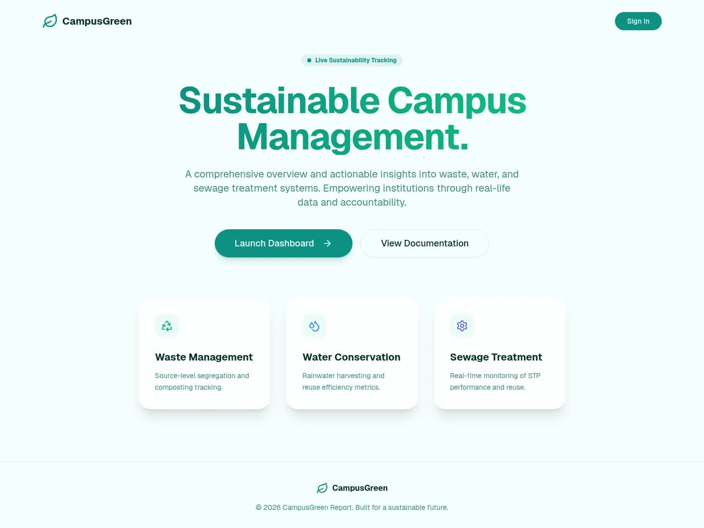 Campus Green Report