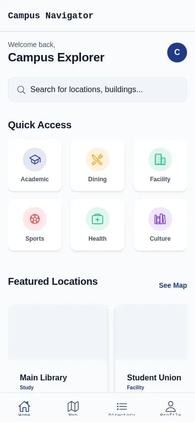 Campus Info Navigator