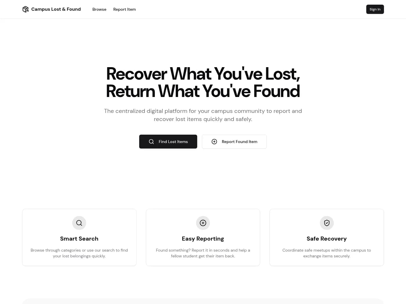 Campus Lost & Found