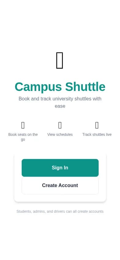Campus Shuttle App