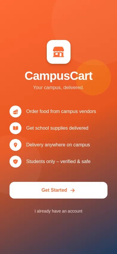 CampusCart Delivery App