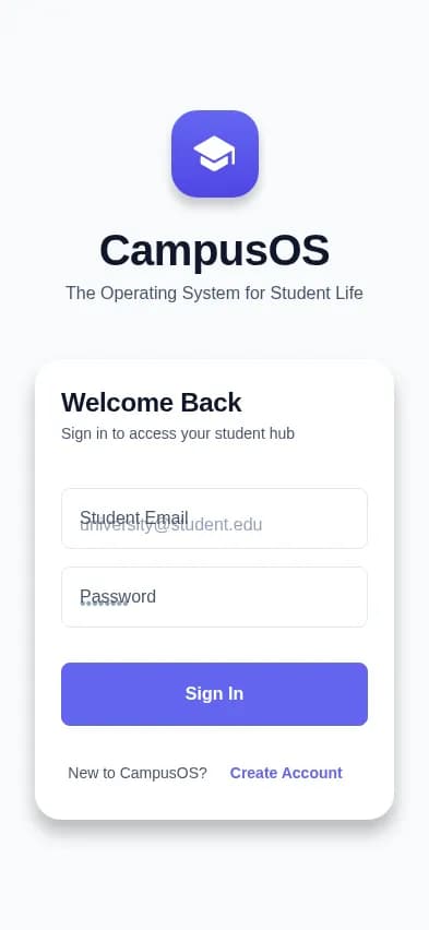 CampusOS Student Hub