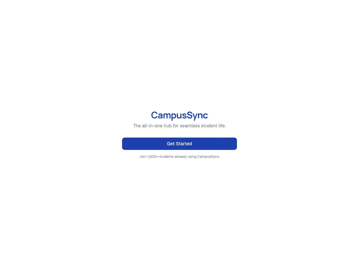 CampusSync EdTech Hub