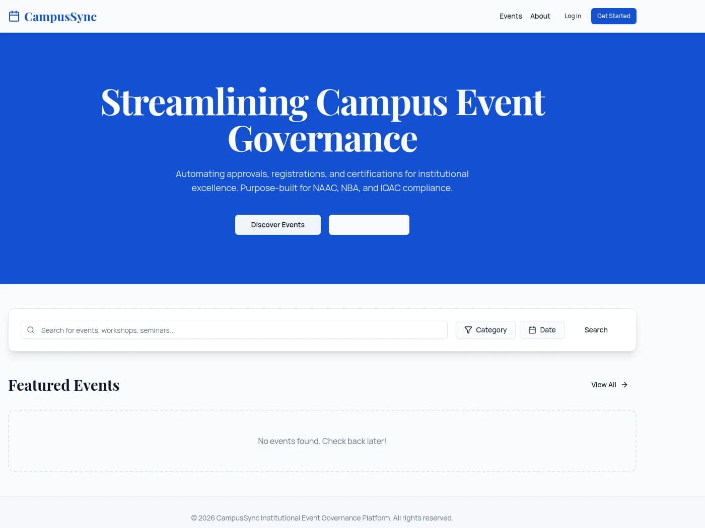 CampusSync Platform