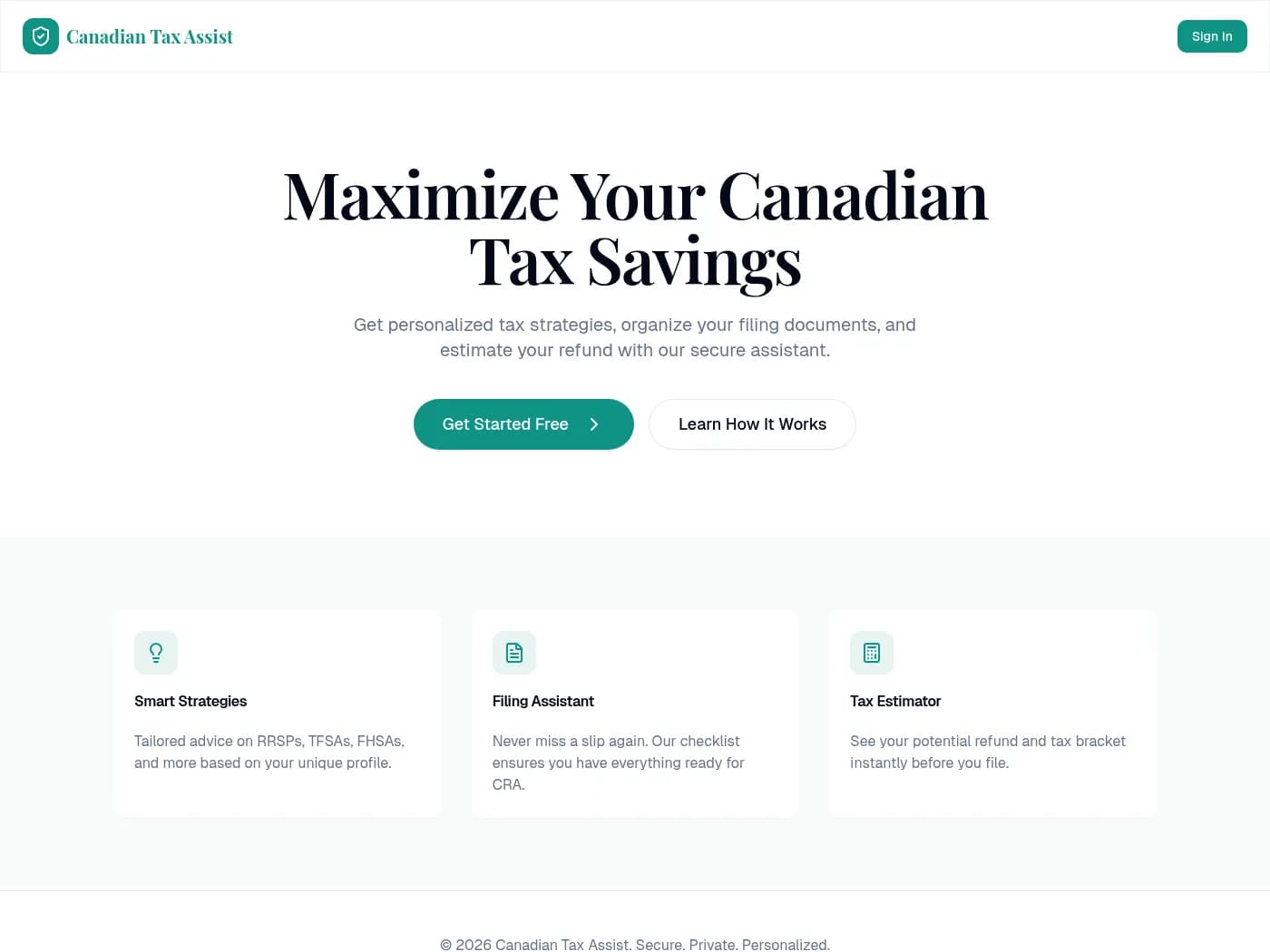 Canadian Tax Assistant