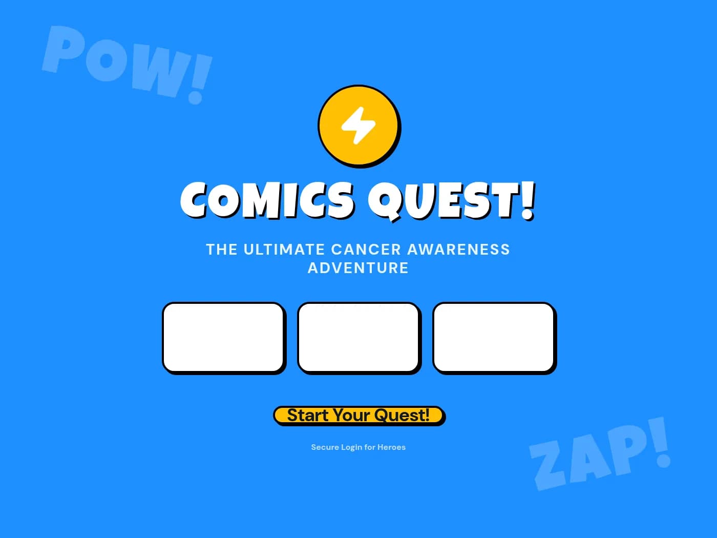 KidCancer Comics Quest