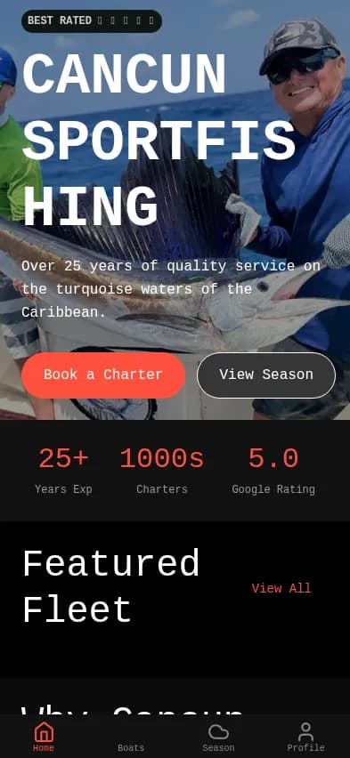 Cancun Fishing Mobile