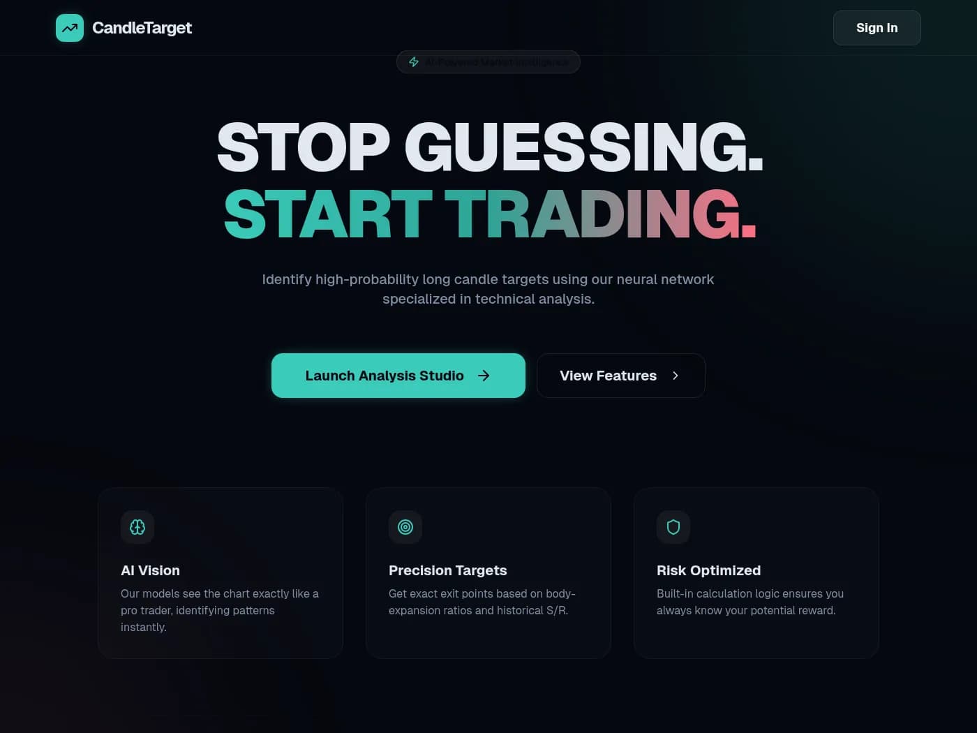Long Candle Target Finder