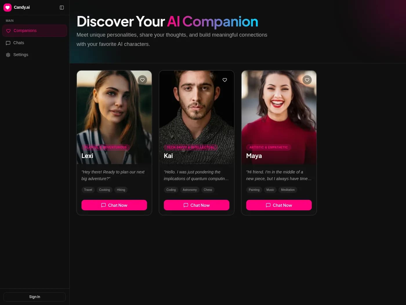 Candy.ai Clone