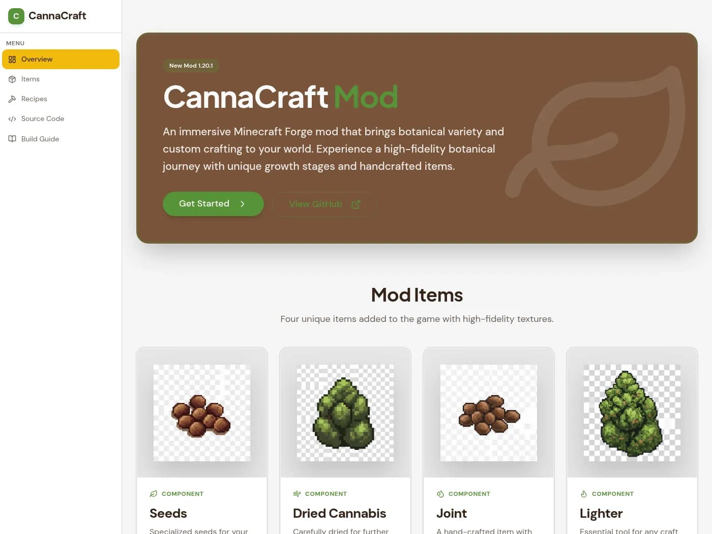 CannaCraft Mod