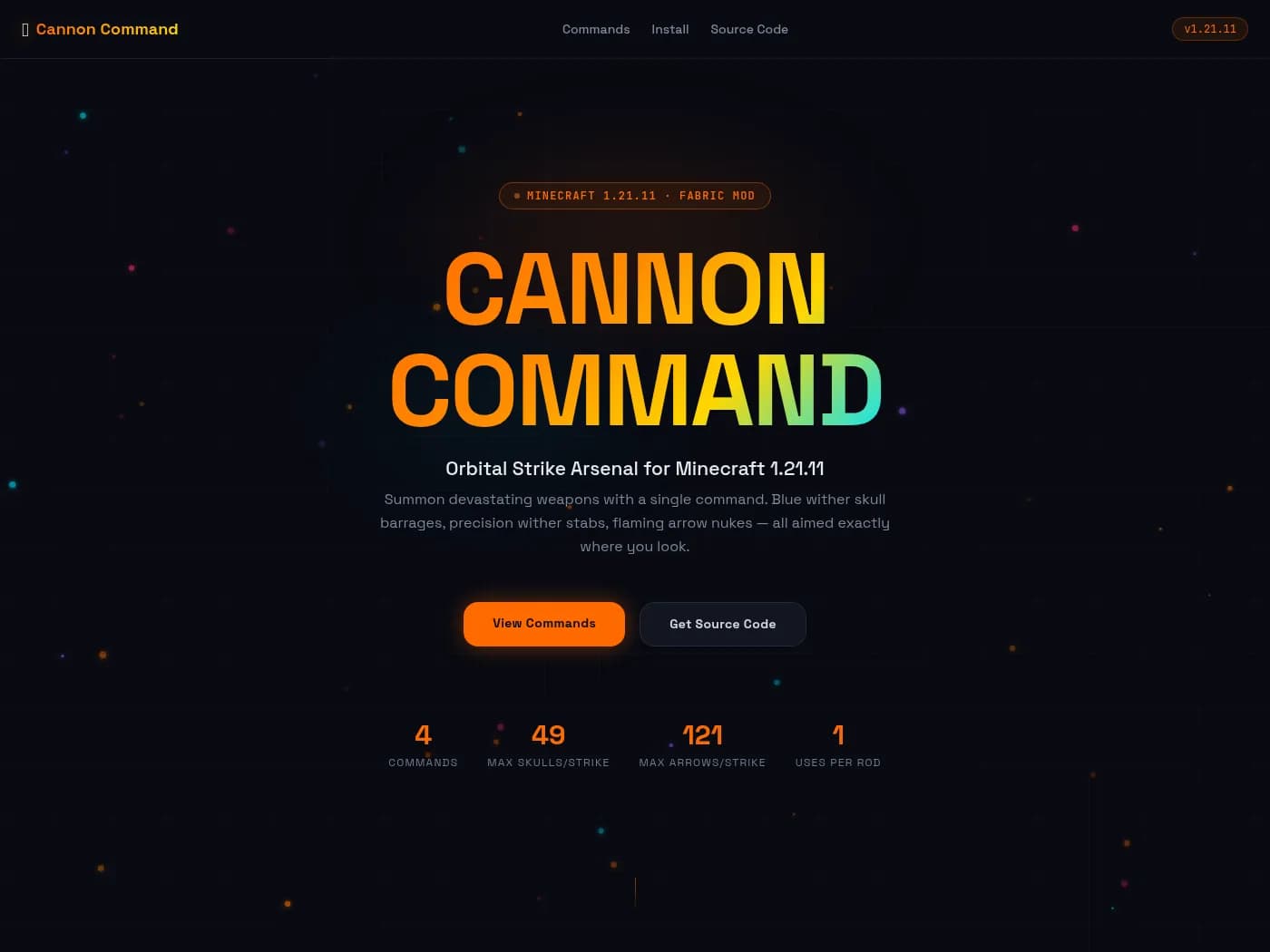 Cannon Command Mod