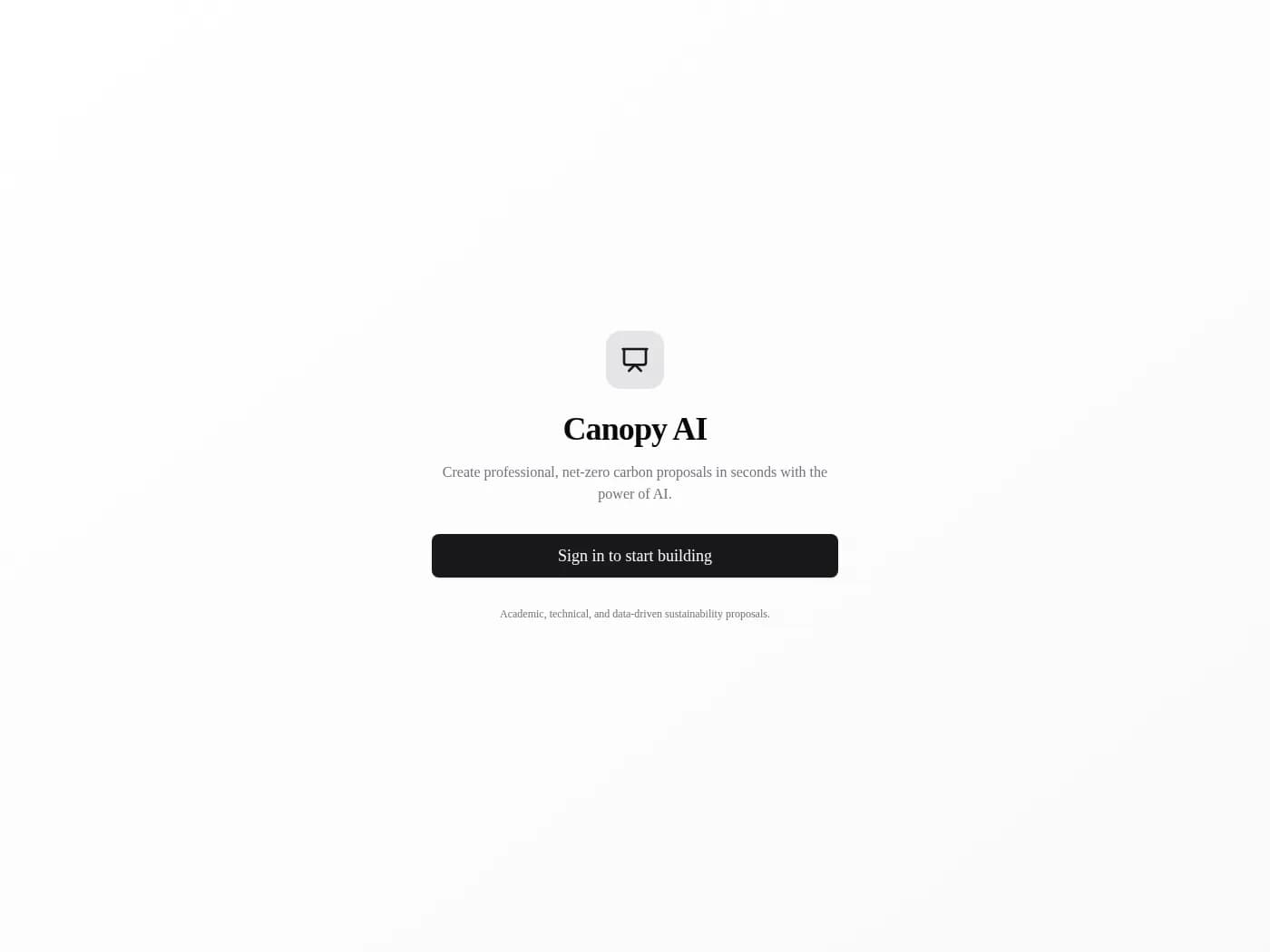 Canopy Net-Zero Proposal