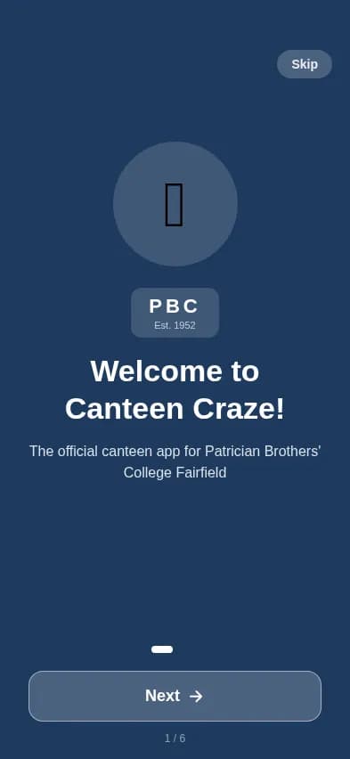 Canteen Craze App