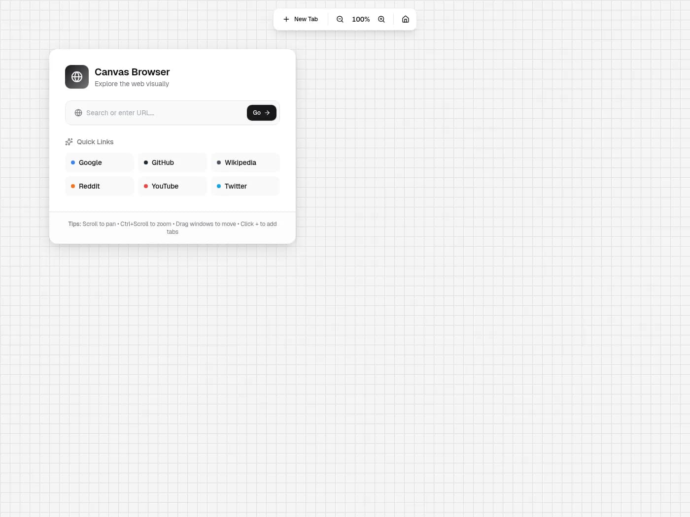 Canvas Tab Browser