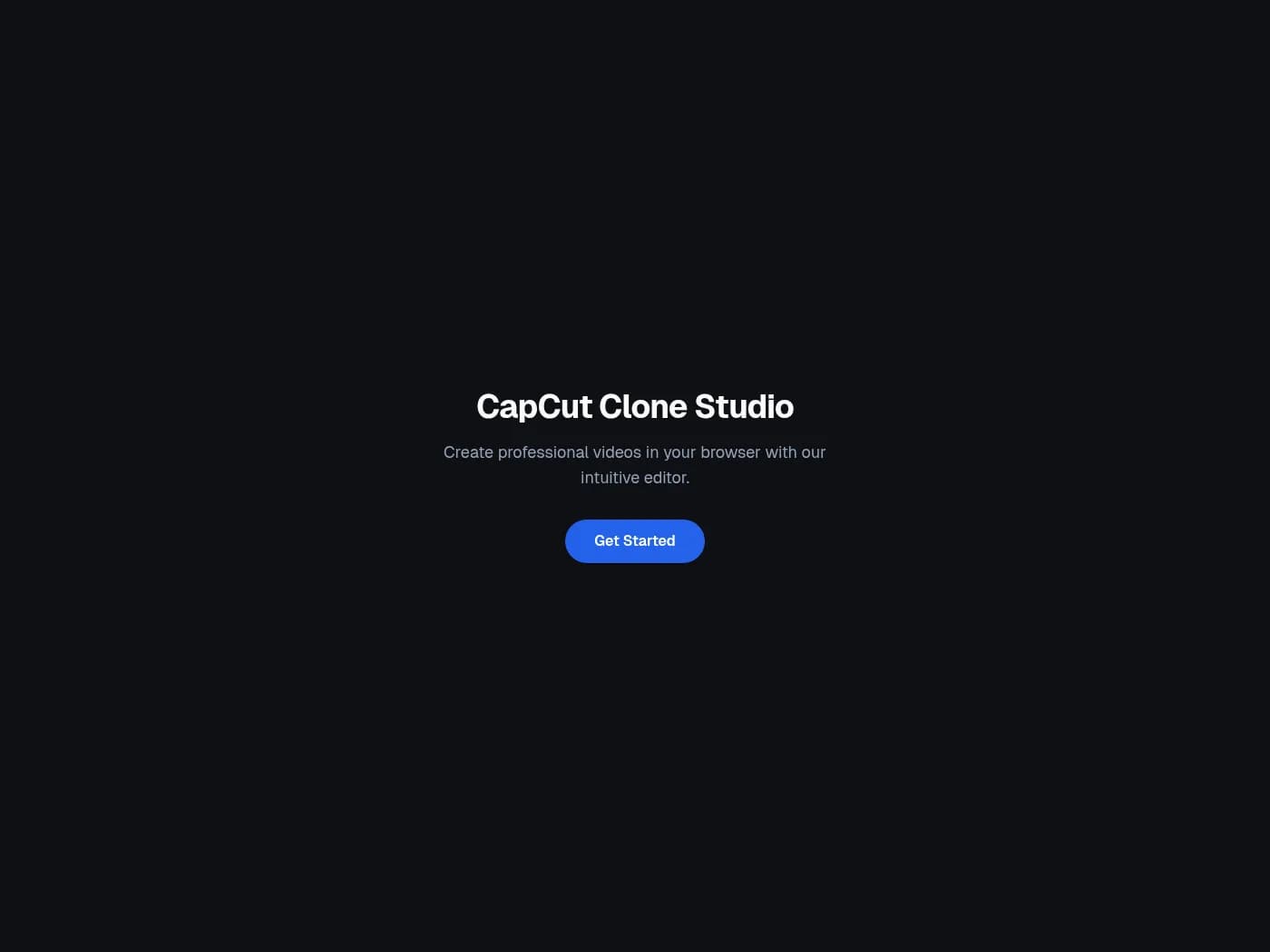 CapCut Clone Studio