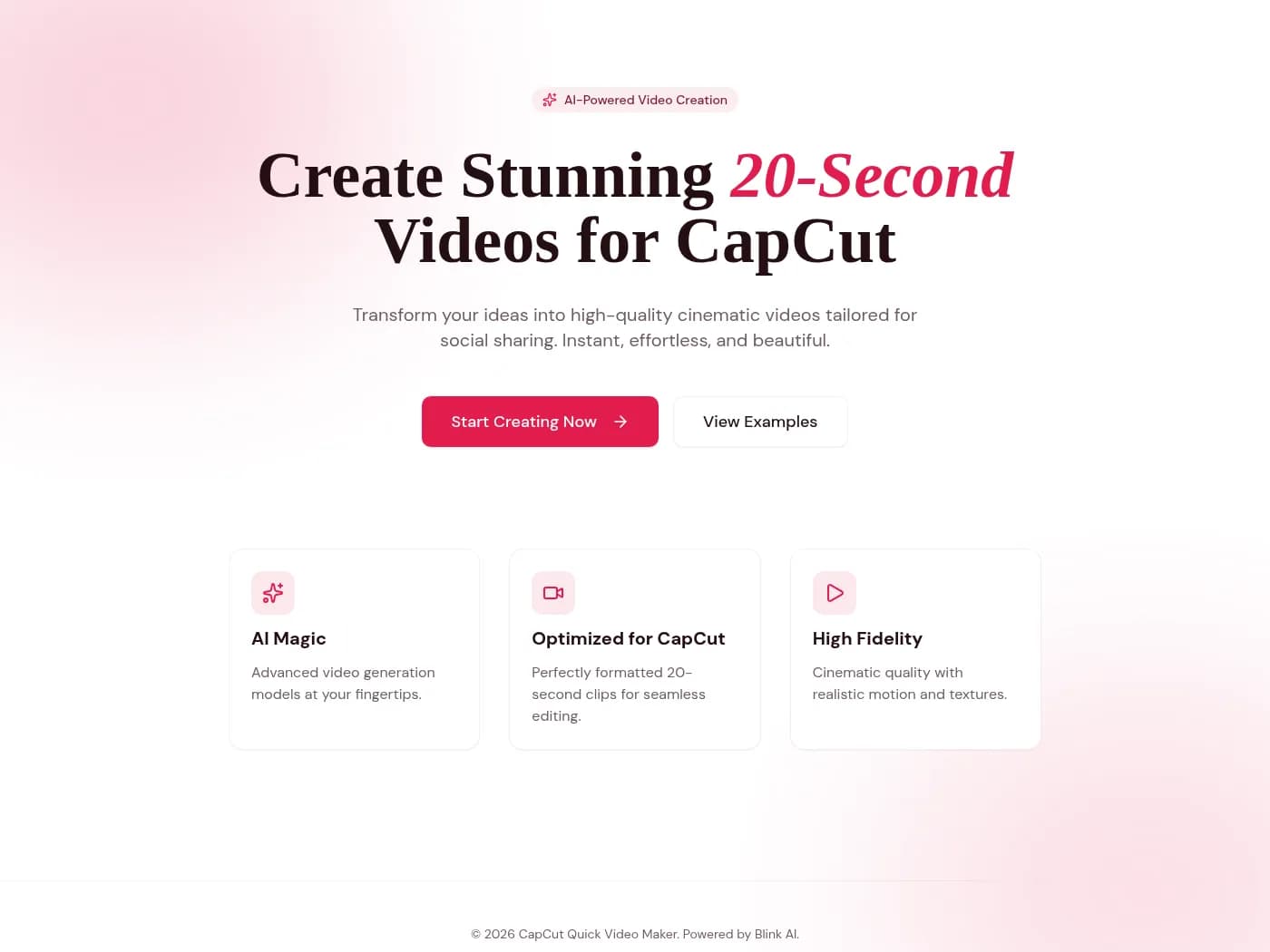 CapCut Quick Video Maker