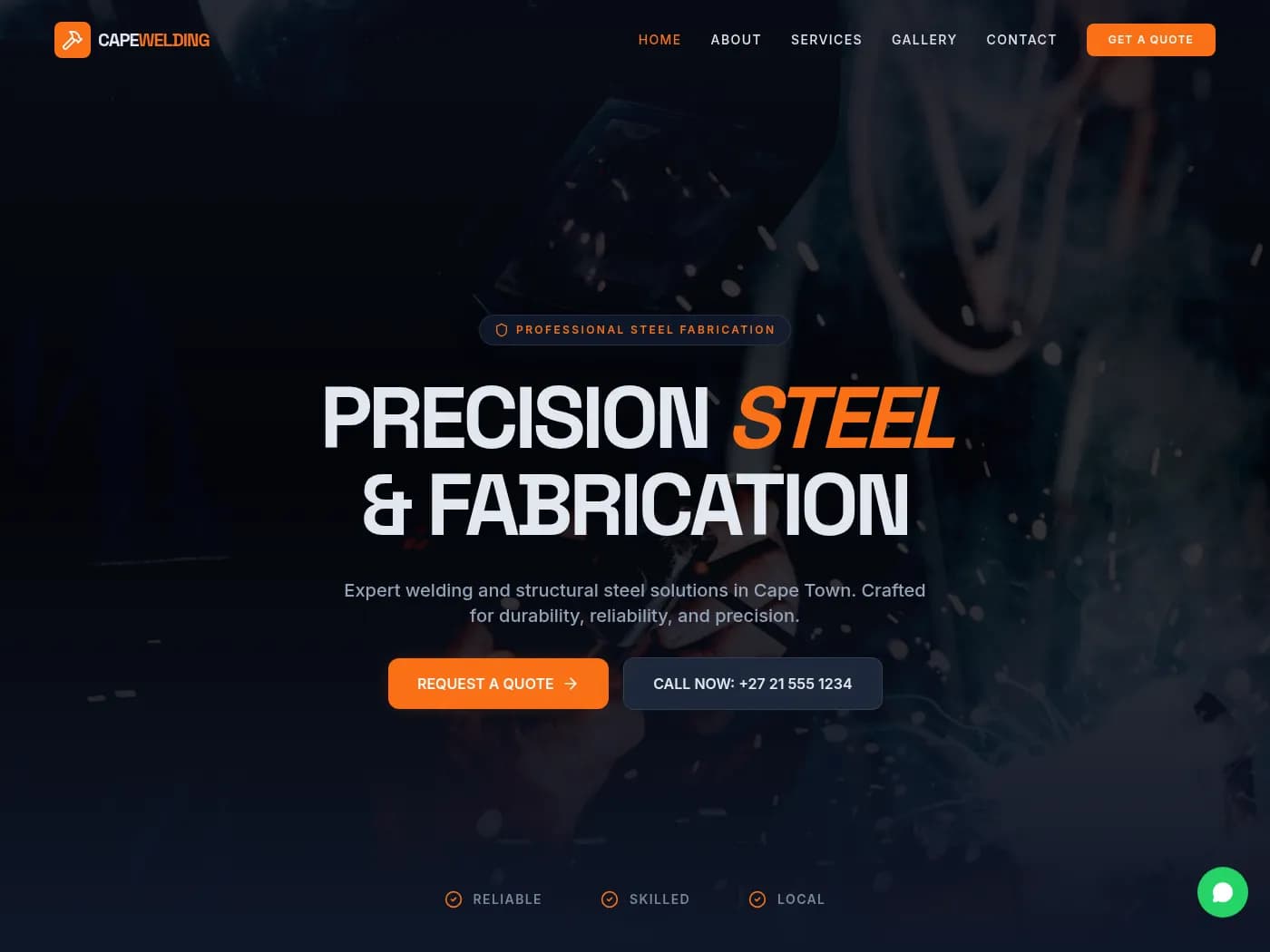 Cape Welding Website