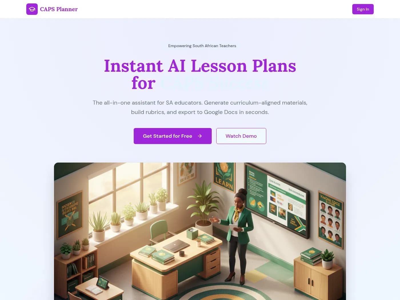 CAPS Lesson Planner