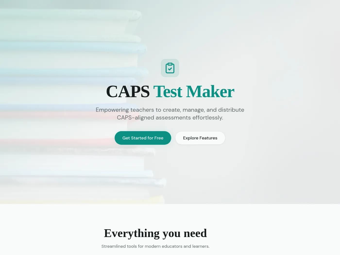 CAPS Test Maker