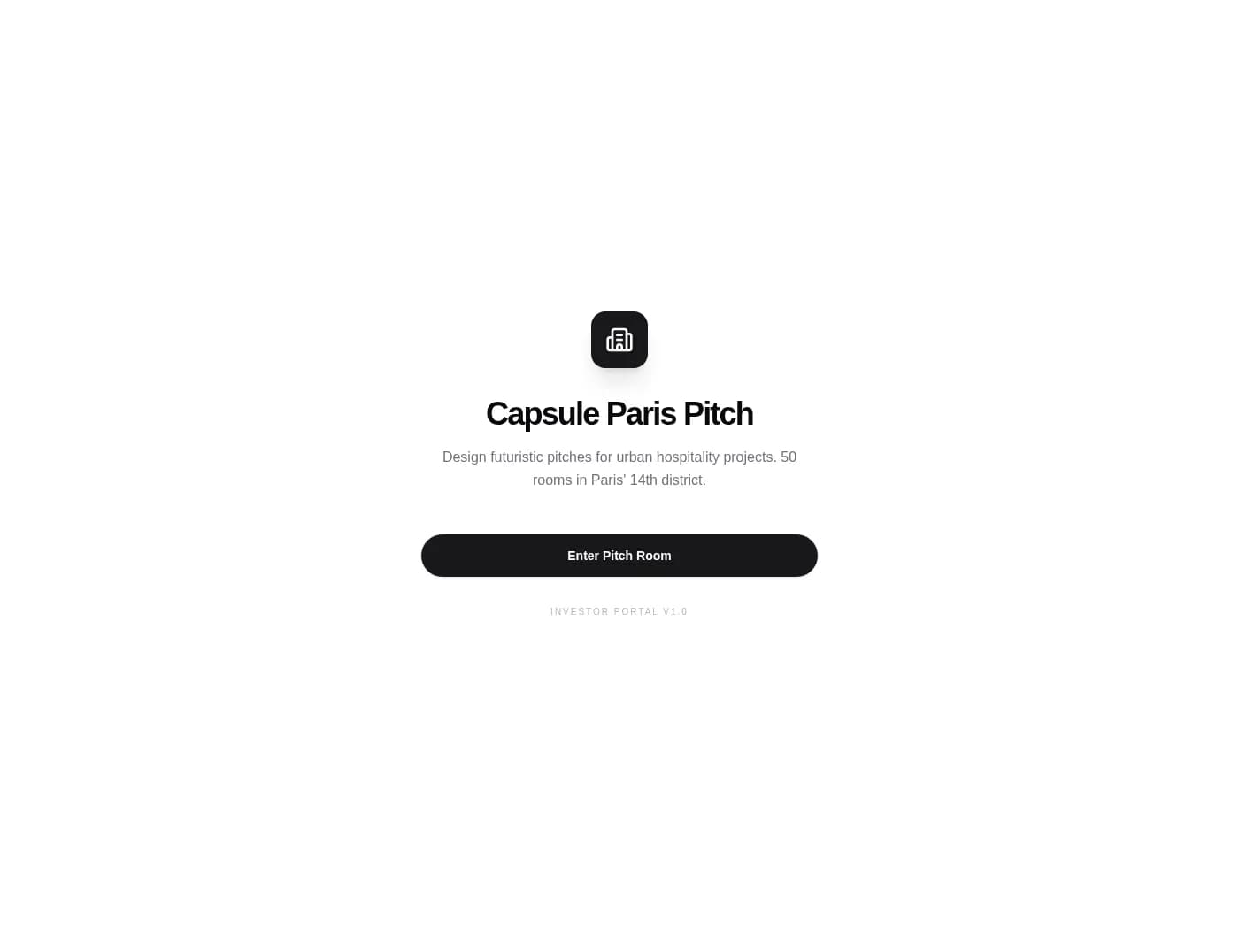 Capsule Paris Pitch