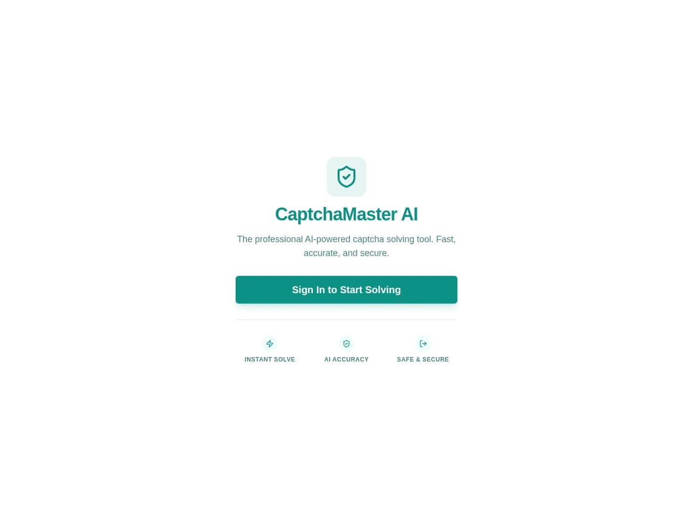Captcha Solver Tool