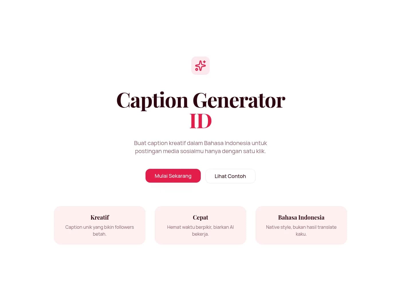 Caption Generator ID